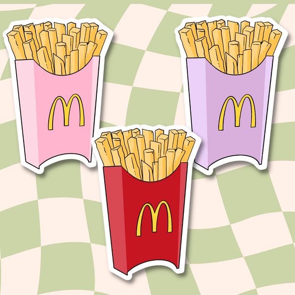 Mcdonalds Stickers - Etsy