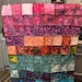 Colorful Batik Rag Quilt - Etsy