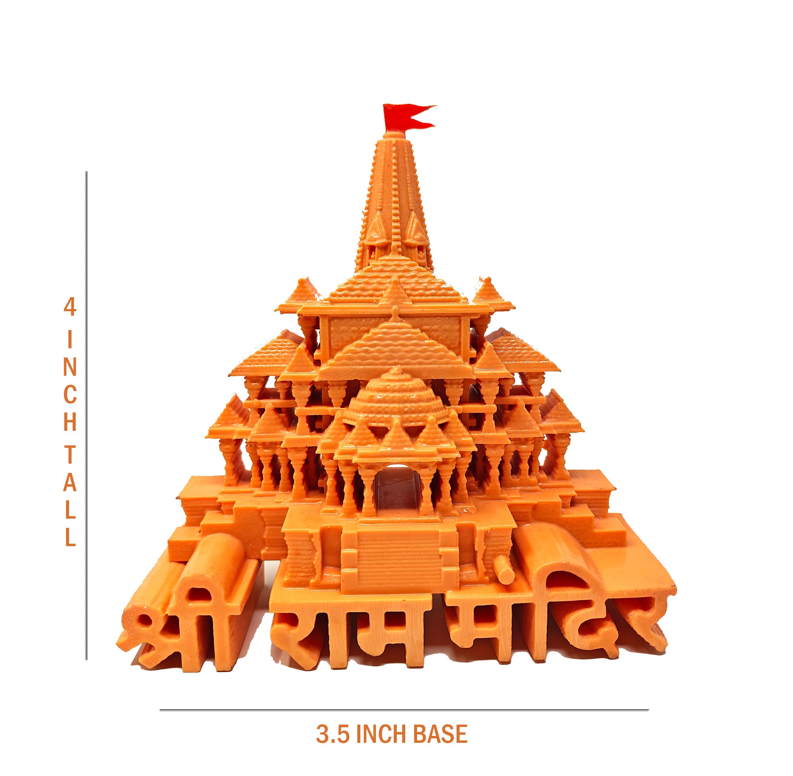 Shri Ram Mandir Temple-3d Replica, Religious Gifts, Indian Pooja Decor ...