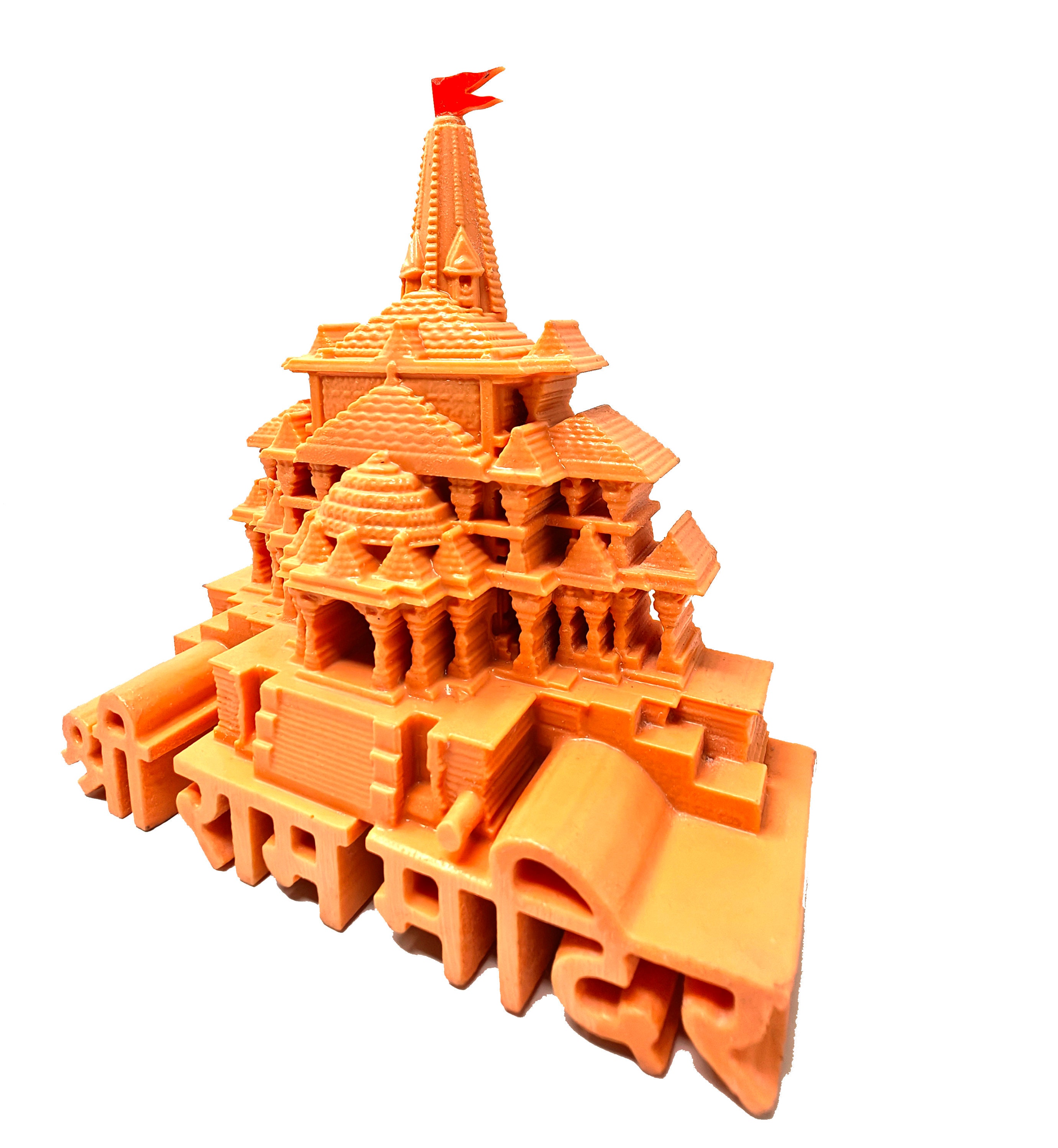 Shri Ram Mandir Temple-3d Replica, Religious Gifts, Indian Pooja Decor ...