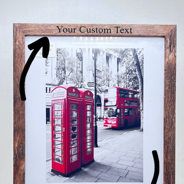 Rustic Picture Frame - Etsy