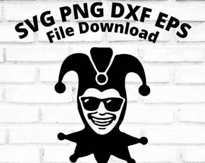 Joker SVG Dxf Png Clipart Vector Cricut Cut Cutting Cnc - Etsy Canada