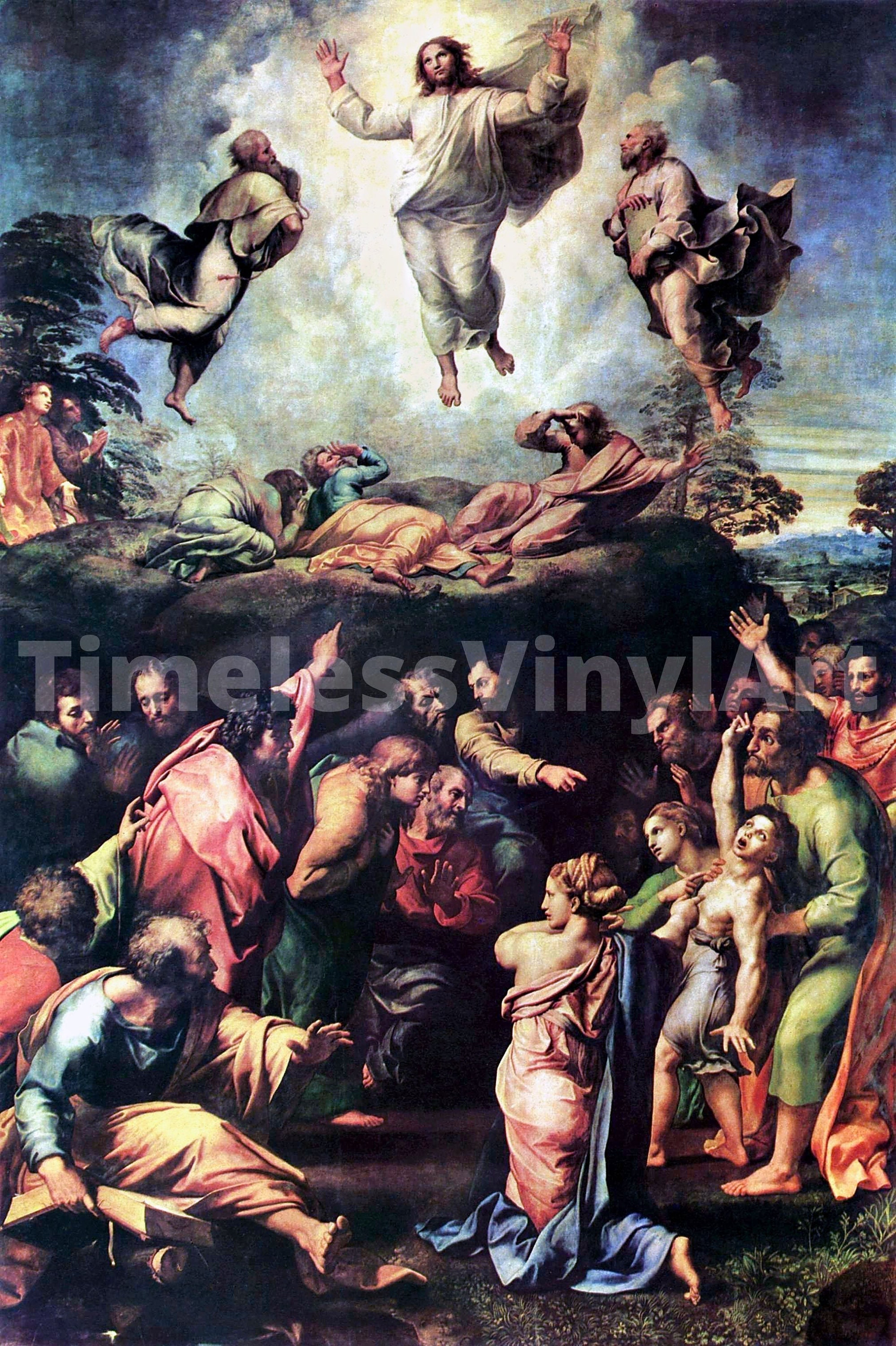 Amazing Classic Printable Raphael's Transfiguration. | Etsy
