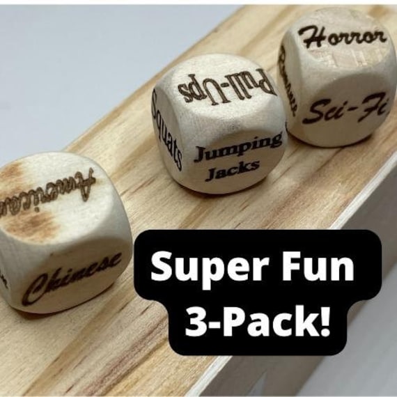 Fun Decision Dice 3-pack A Great Gift for Friends & Family. - Etsy