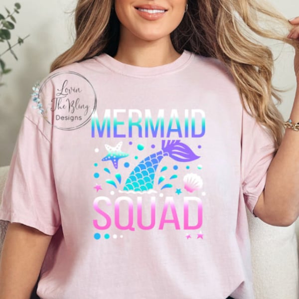 Mermaid Squad - Etsy
