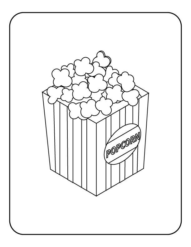 20 Food Coloring Pages - Etsy