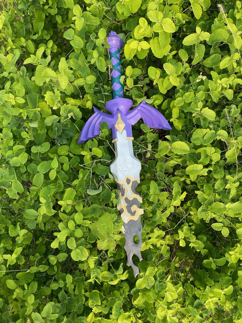 Corrupted Master Sword the Legend of Zelda Tears of the Kingdom - Etsy
