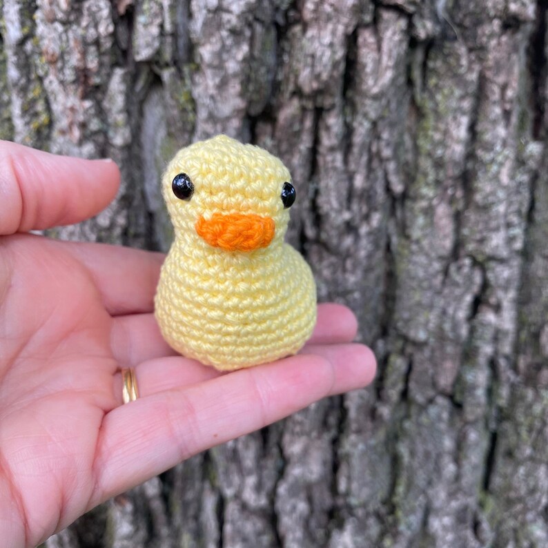 Crochet Yellow Duck Crochet Rubber Duckie Yellow Crochet Ducky Cute ...