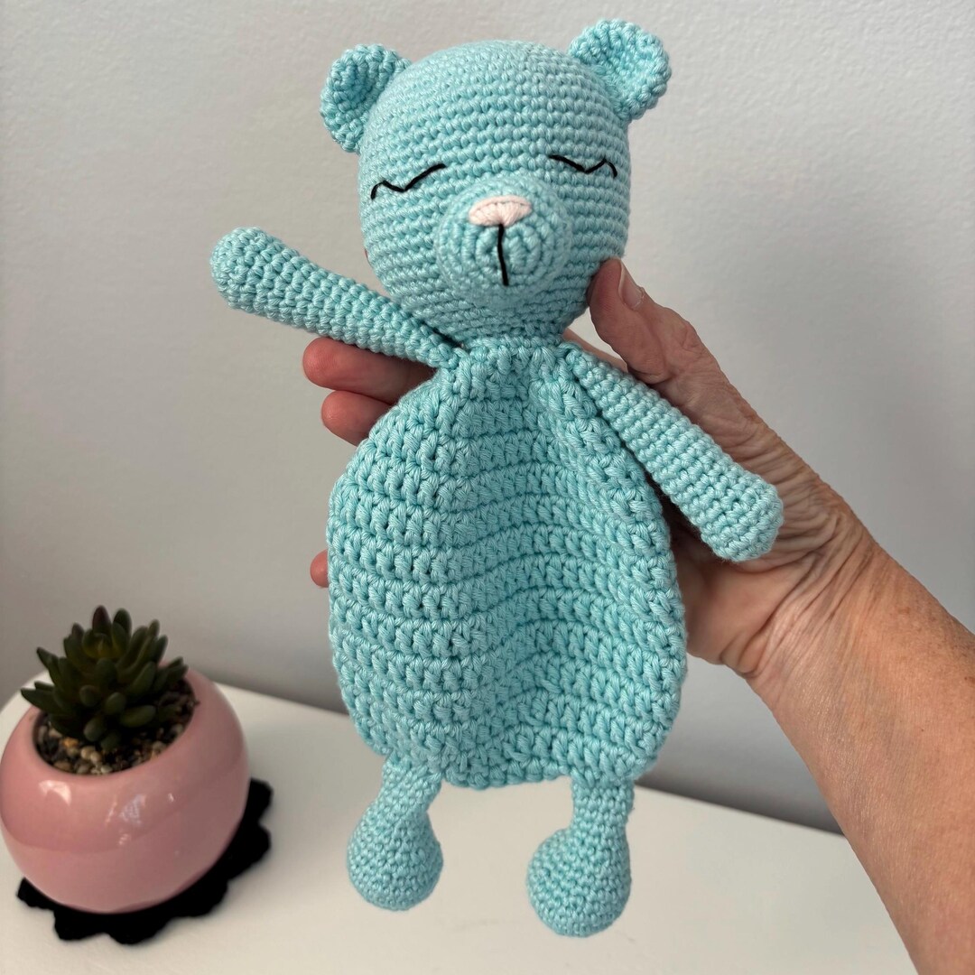 Lovey Bear | Baby Blue Bear Snuggler | Snuggle Bear | Baby Shower Gift ...