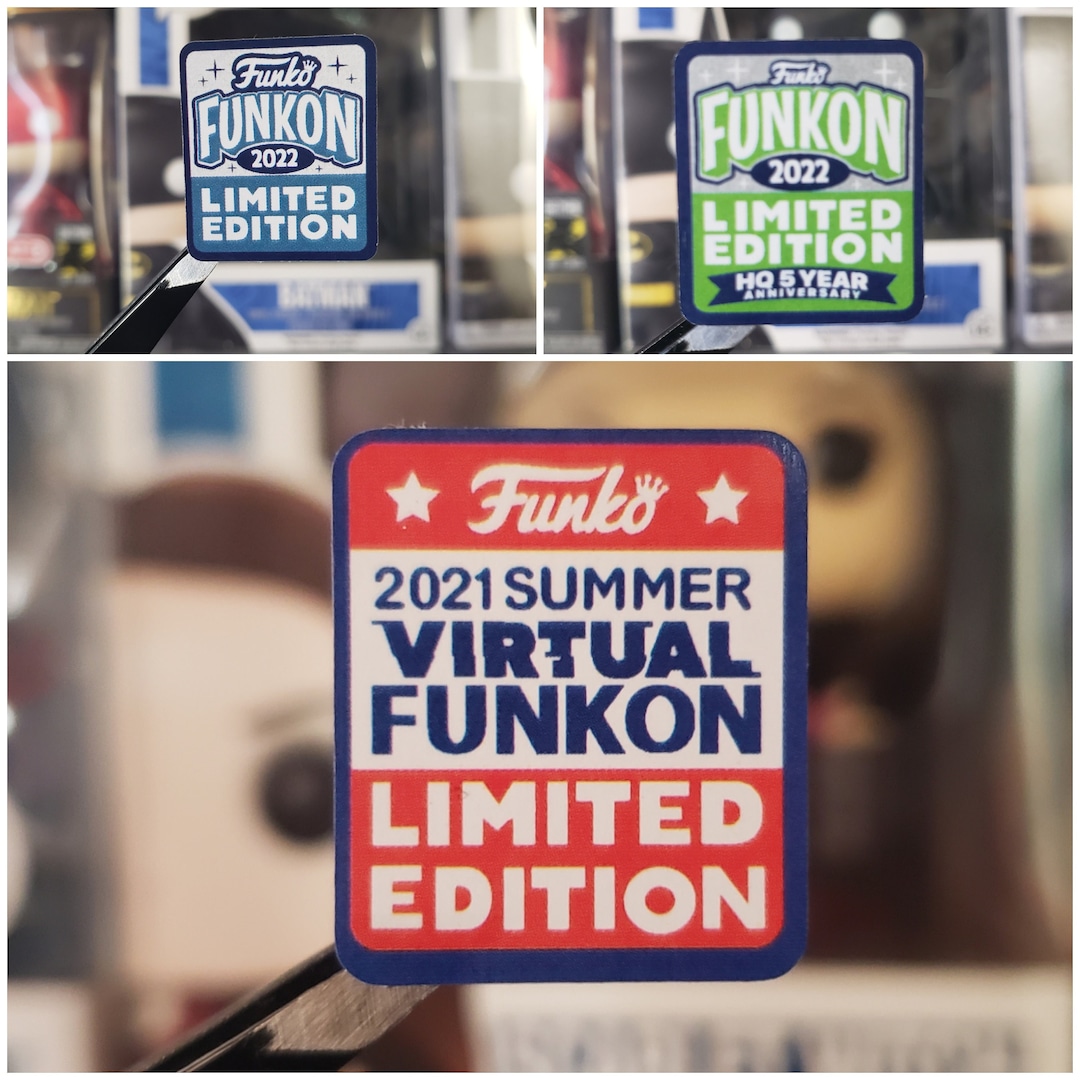 Stickers Funkon 2022 in Person, Virtual Funkon 2021, and Funkon 2022 ...