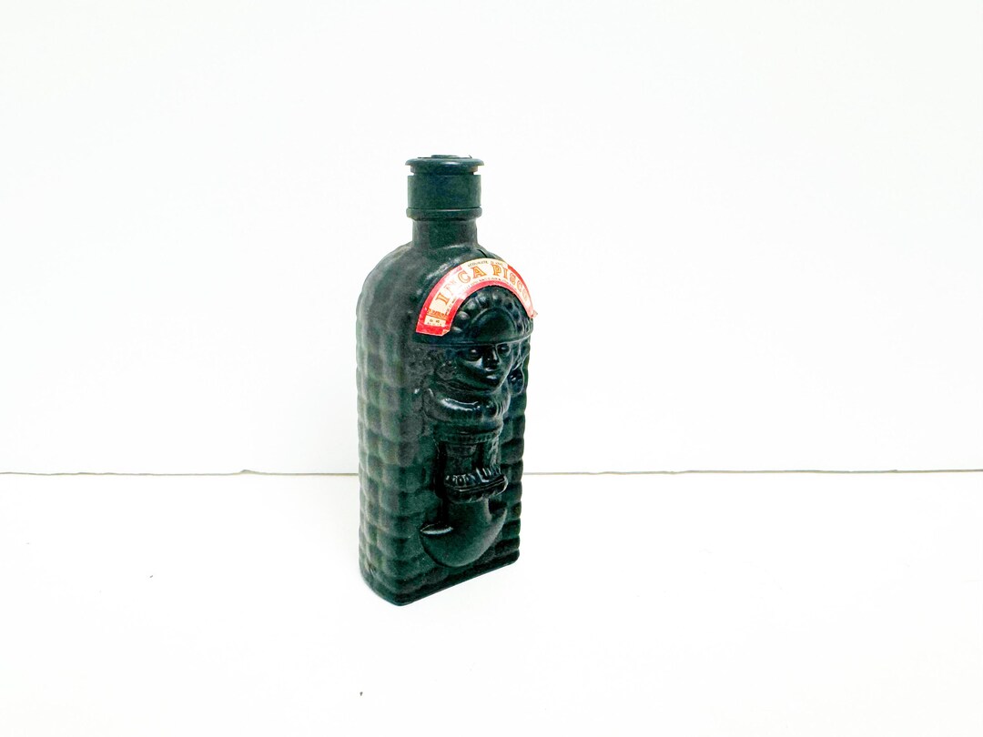 Inca Pisco Black Nogueras Comas Ron Liquor Peru Collectible Mini Bottle ...