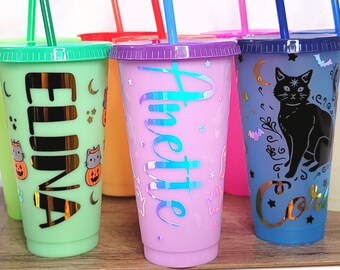 Personalized Party Cup W/ Hocus-pocus Cups Halloween Theme - Etsy