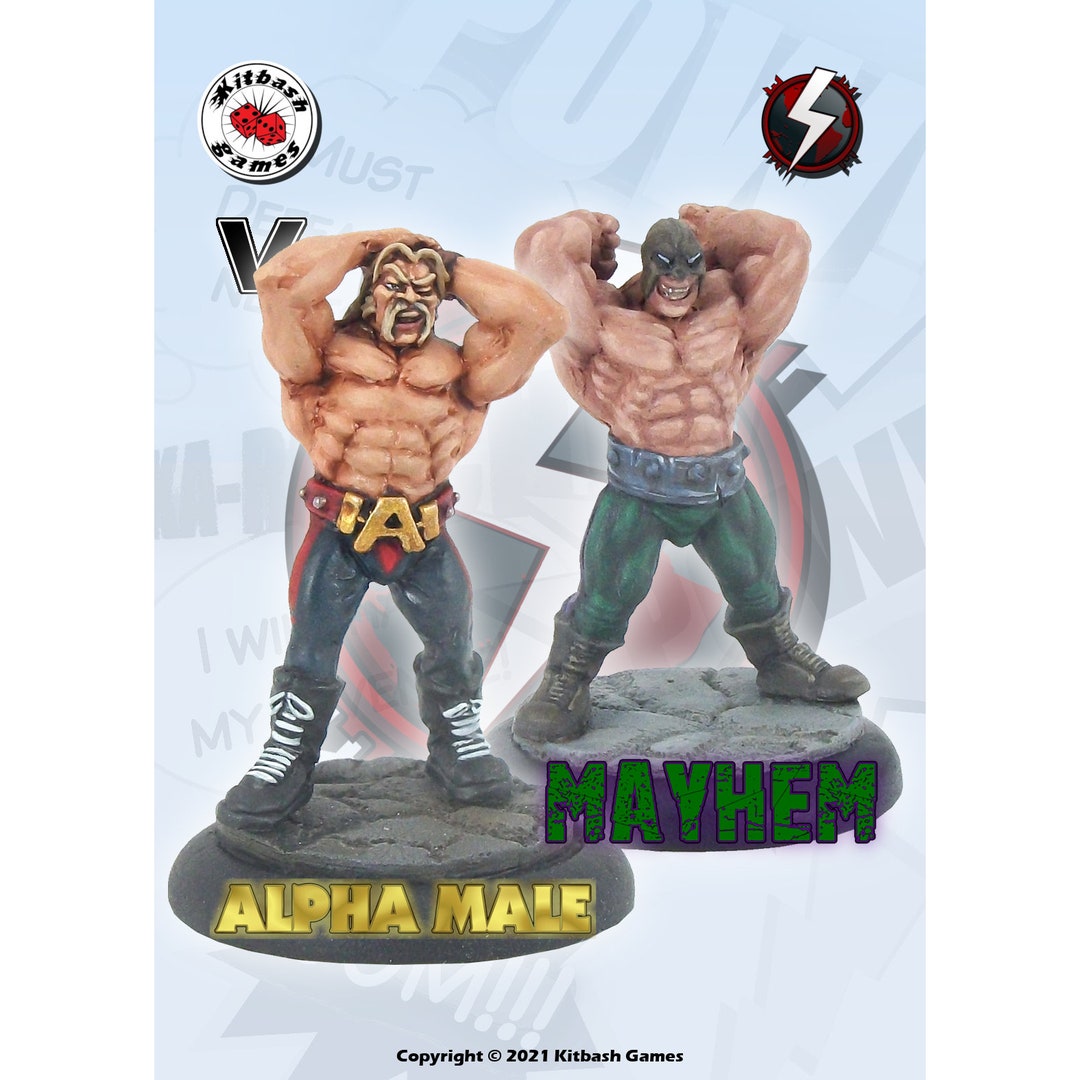 Defiant Duo - Alpha Male & Mayhem - Etsy
