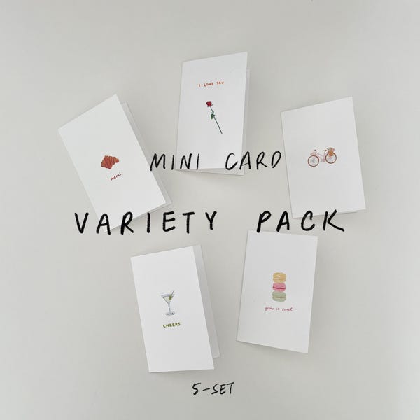 Card Variety Pack - Etsy