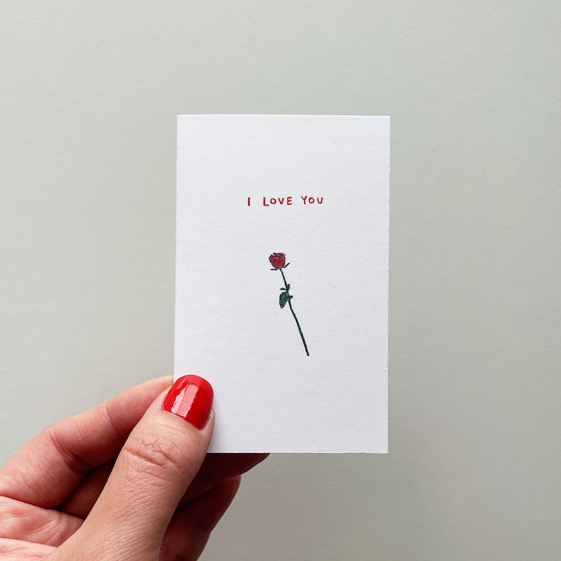 Mini Valentine Cards - Etsy