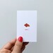 Merci Croissant | Thank You Card | Mini Greeting Card | Mini Gift Card ...
