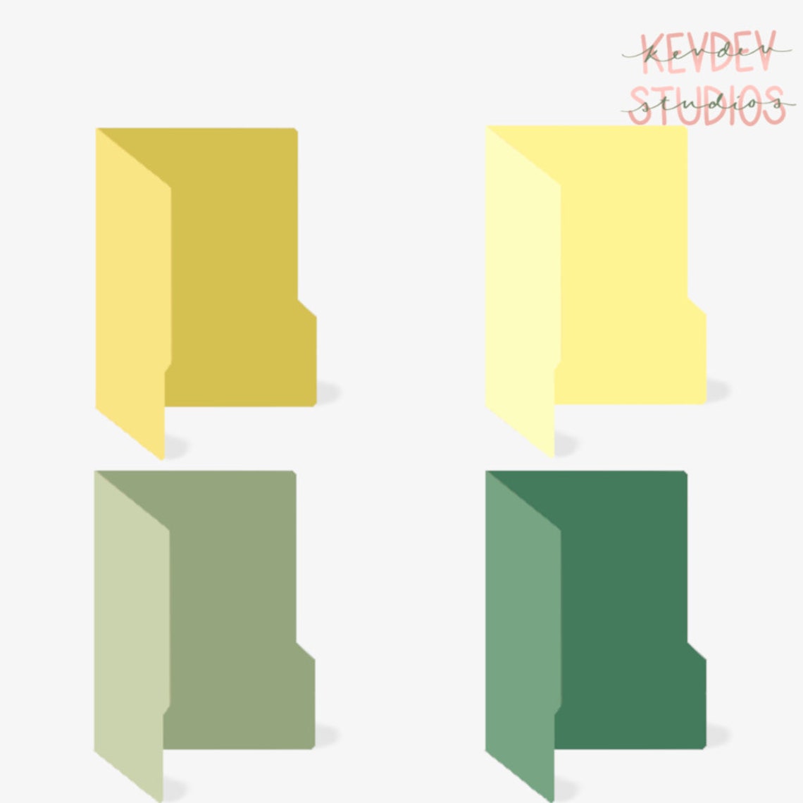 Spring Desktop Folder Icons for Mac and PC: Digital Download - Etsy