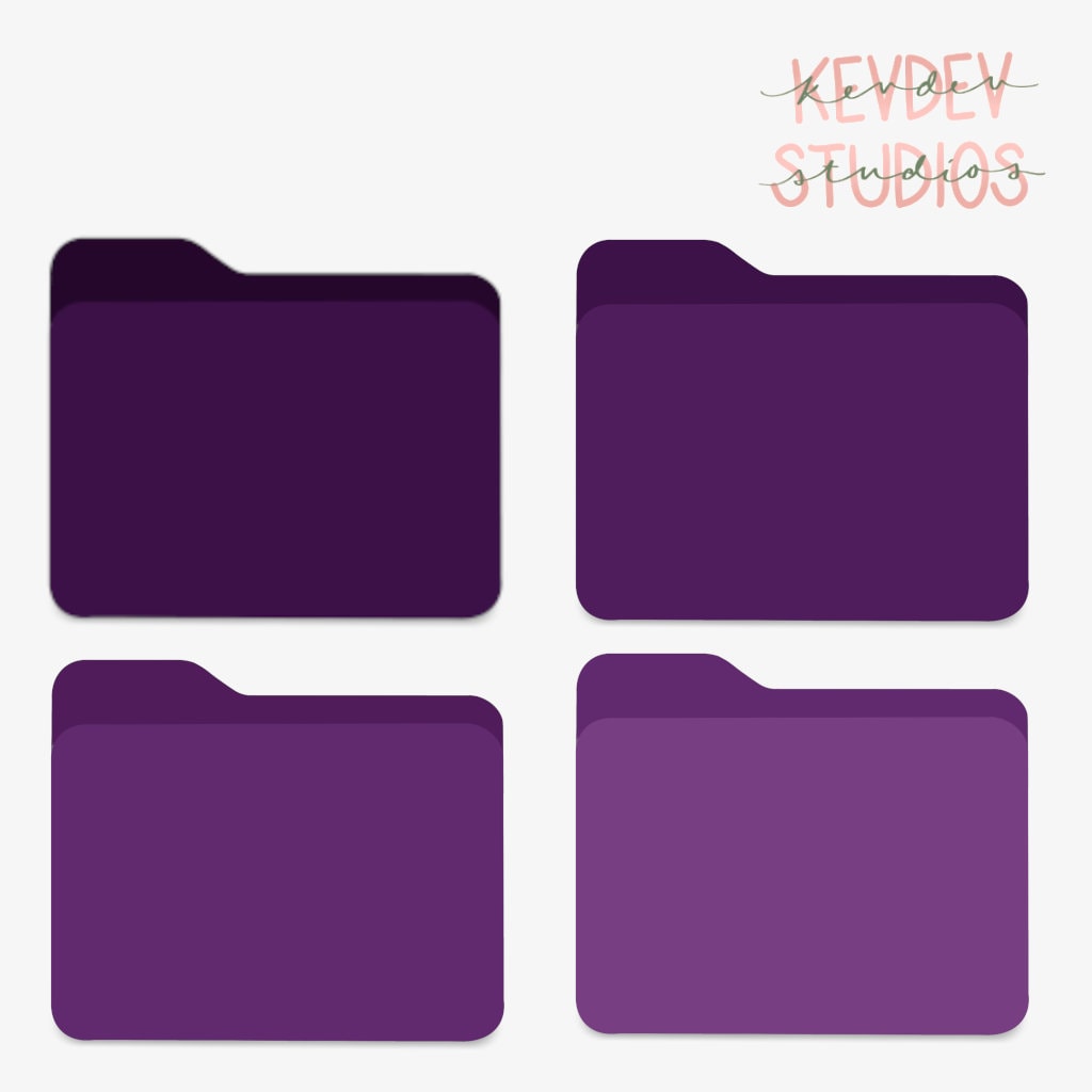 Purple Folder Icon