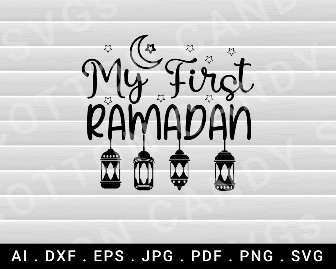 My First Ramadan SVG File, Baby Milestone PNG, Muslim Newborn Clipart ...