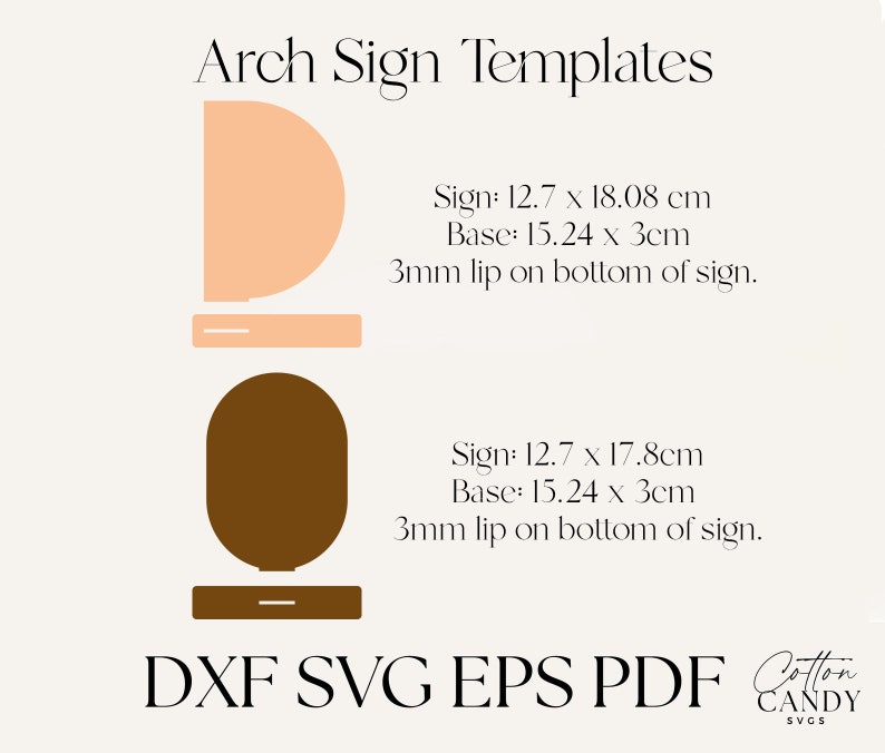 Arch Sign SVG Wedding Template - Social Media Sign - Half Arch Double ...