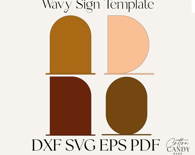 Arch Template Bundle SVG Boho Wedding Chiara Arch Sign - Half Arch ...