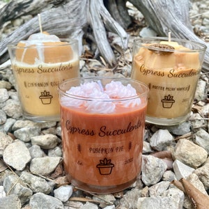 Food Candle Set - Soy Wax Candles - Dessert Candle- Pumpkin Pie- Waffle ...