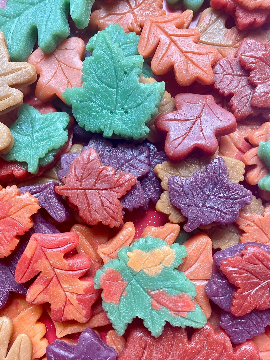 Leaves Wax Melts - Soy Wax Melts - Autumn Leaves - Shaped Leaves Wax ...