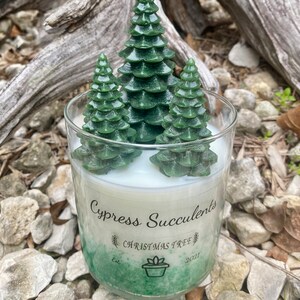 Christmas Candle-christmas Tree Candle-shaped Soy Wax Pine Trees-candle ...
