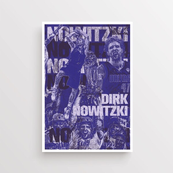 Dirk Nowitzki Poster - Etsy