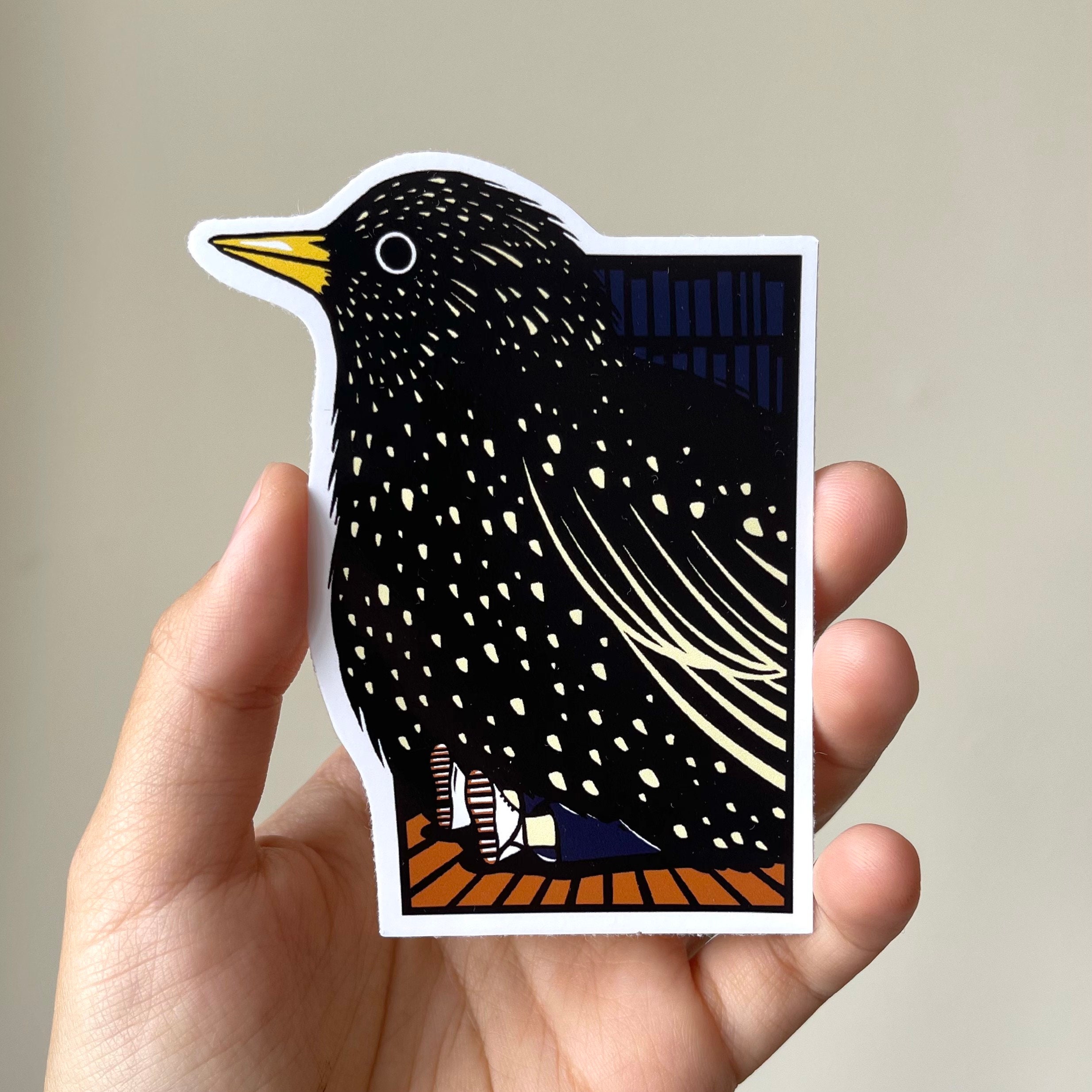 The Strange Library Print+stickers Bundle/haruki Murakami/handmade/hand ...