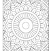 Square Mandalas 50 Printable Coloring Pages-instant Download-teens and ...