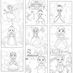 Printable Princess Coloring Pages - Cute Girl Coloring Sheets ...