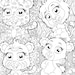 Zentangle Cute Animals Printable Coloring Pages-instant - Etsy