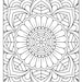 Square Mandalas 50 Printable Coloring Pages-instant Download-teens and ...