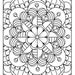 Square Mandalas 50 Printable Coloring Pages-instant Download-teens and ...