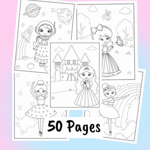 Printable Princess Coloring Pages - Cute Girl Coloring Sheets ...