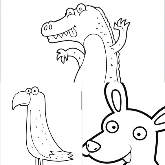 Hojas Para Colorear Del Zoológico Para Imprimir