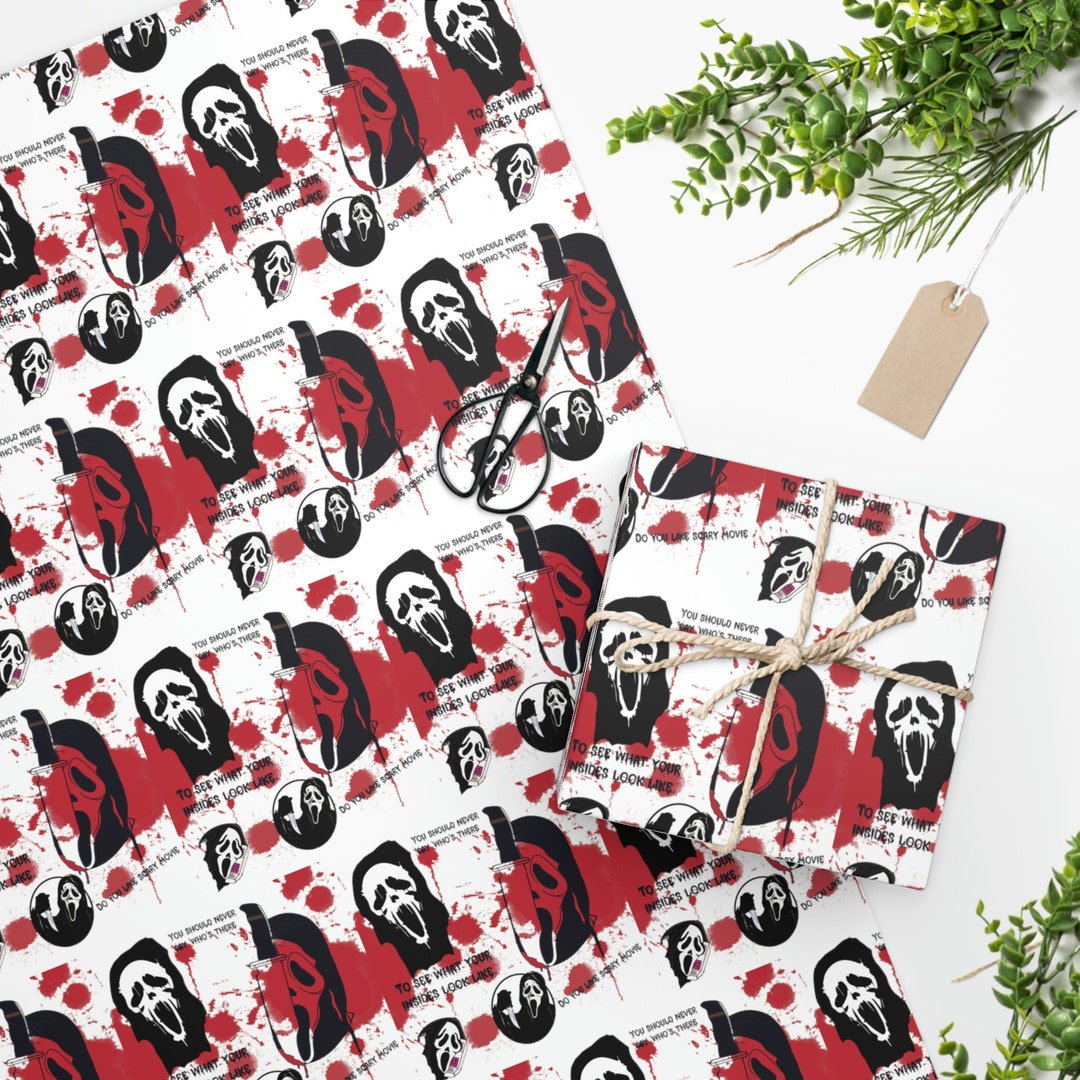 Scream the Movie Wrapping Paper - Etsy