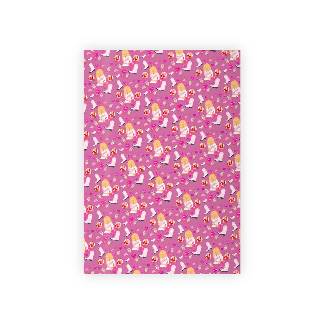 Dolly Parton Xmas Christmas Gift Wrapping Paper - Etsy
