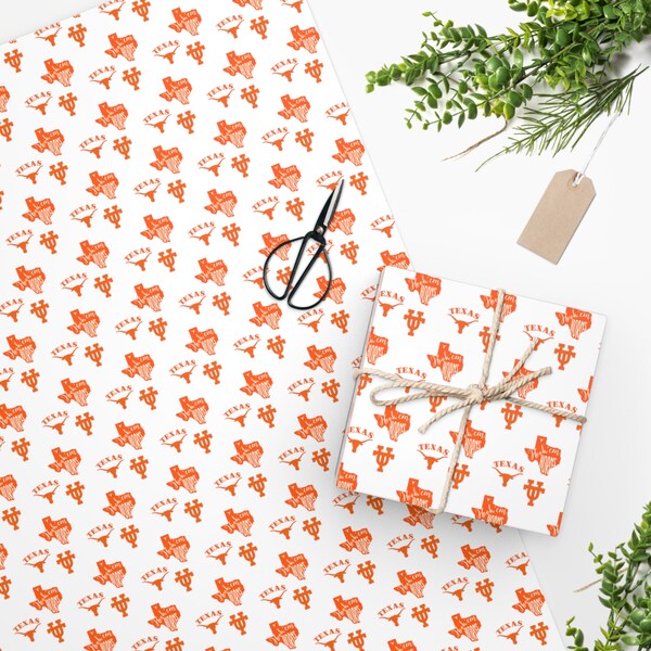 Texas Longhorn Wrapping Paper - Etsy