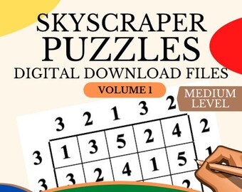 Skyscraper Puzzles | Etsy