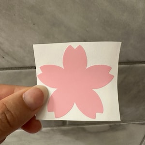 Sakura Flower Holographic Vinyl, Cherry Blossom Vinyl Decal, Sakura ...