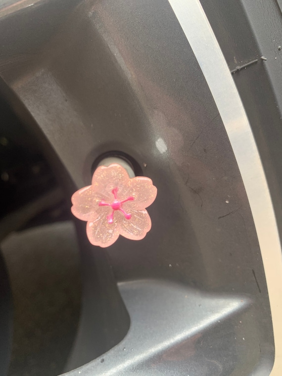 Cherry Blossoms Valve Caps Sakura Valve Caps Sakura Blossom | Etsy