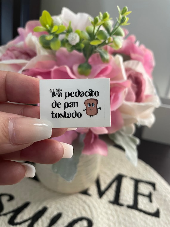 MINI Mi Pedacito De Pan Tostado Sticker White Glossy Vinyl | Etsy