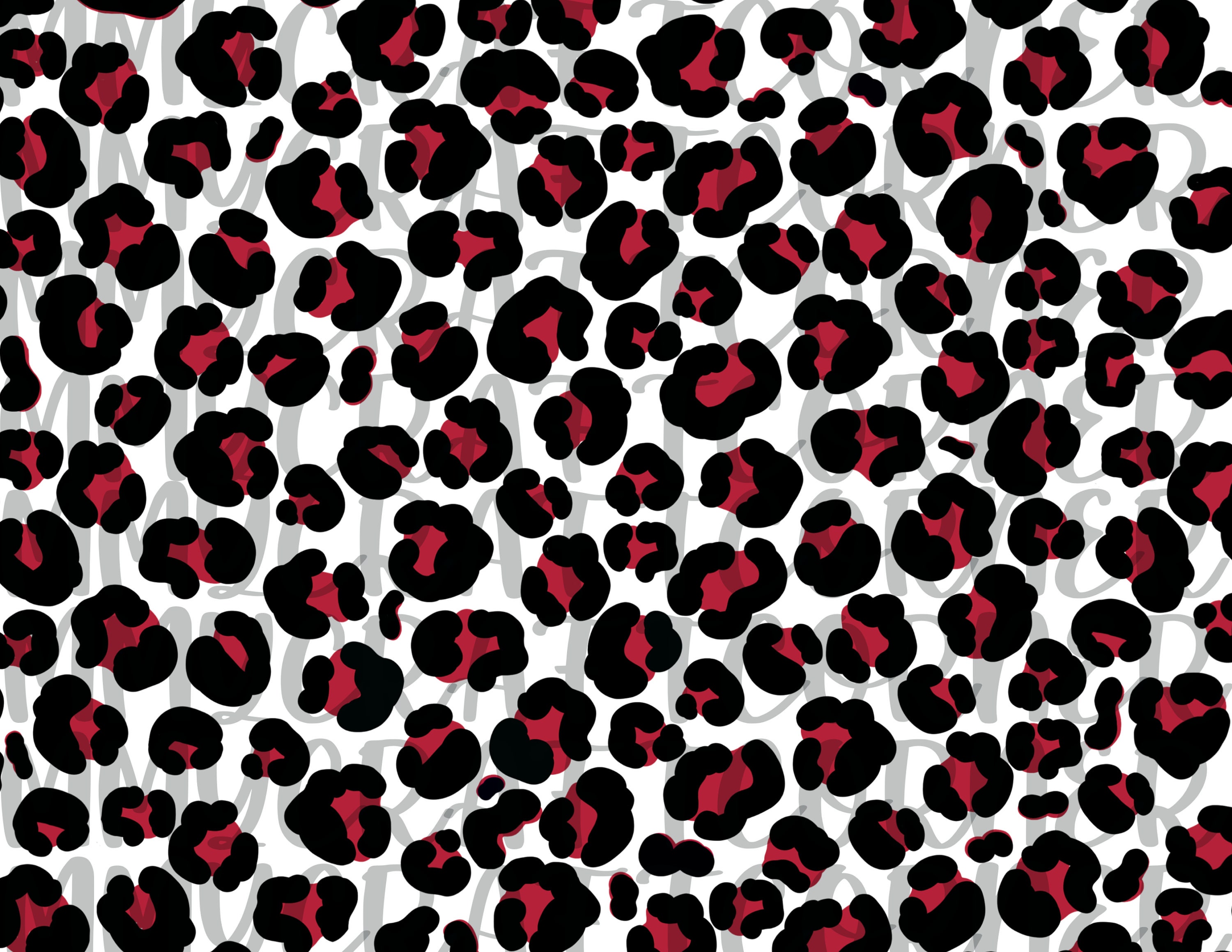 Leopard Png Maroon Transparent Background - Etsy