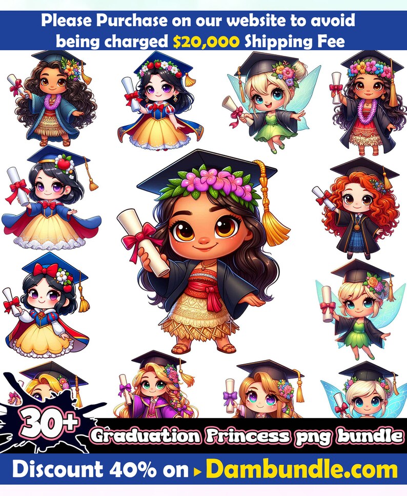 Princess Cartoon Graduation 2024 Png Cartoon Graduate Png, DN School ...