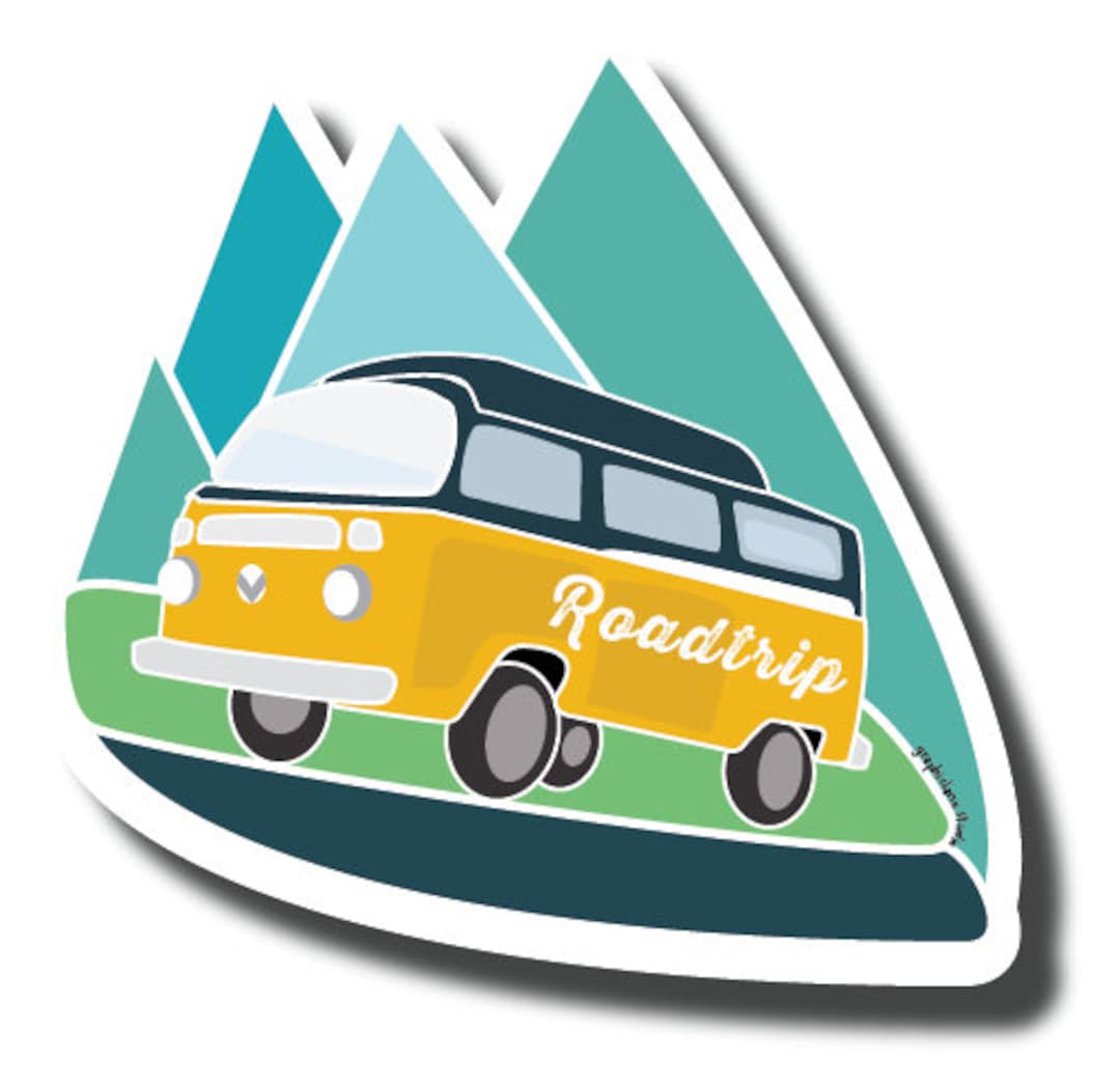 Road Trip Vinyl Sticker / Mountain Sticker/laptop Sticker/canadian ...