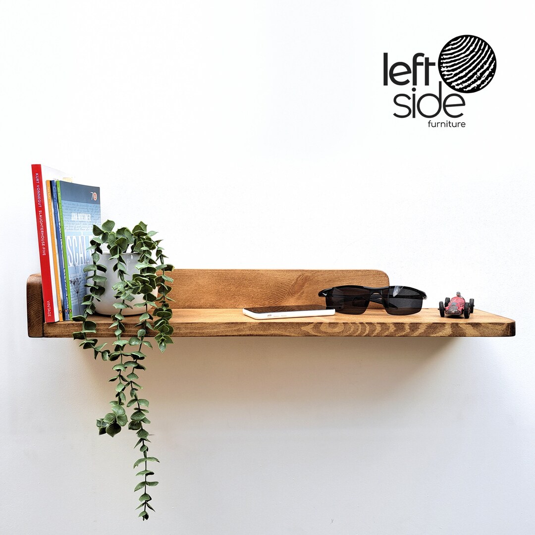 Buy Handmade Wooden Floating Shelf: Mortise & Tenon Joinery Online in ...