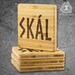 Skál Norse Viking Toast Coasters, Scandinavian, Nordic Medieval Vikings ...