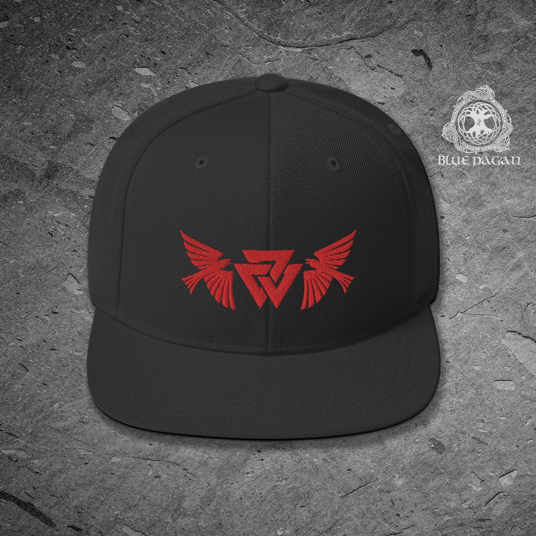 Valknut Viking Raven Hat, Norse Valhalla Asgard Mythology Cap, Medieval ...